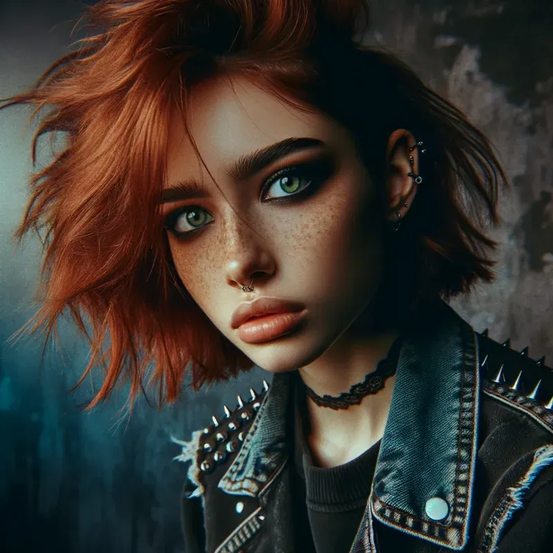 Punk Rock Portraits DALL·E Prompt | PromptBase