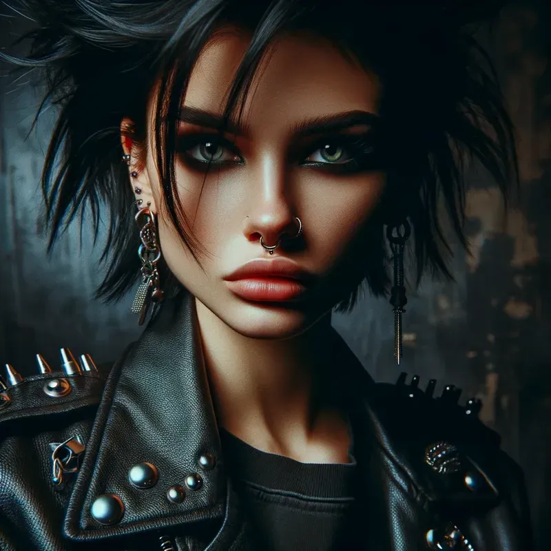 Punk Rock Portraits DALL·E Prompt | PromptBase
