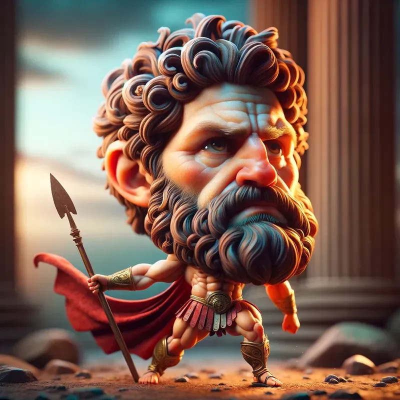 Miniature Hero Caricatures DALL·E Prompt | PromptBase