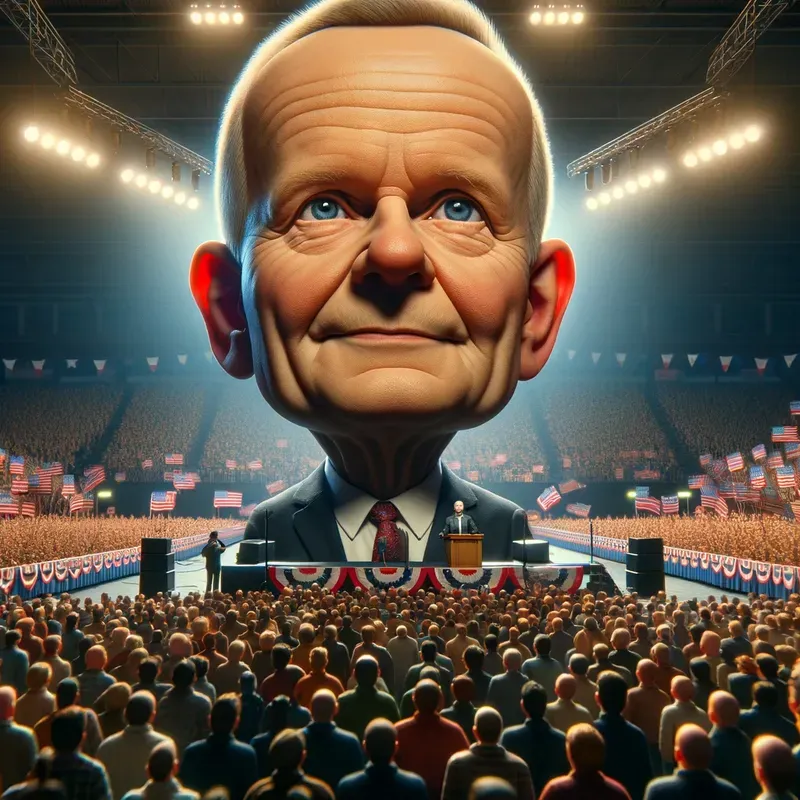 Lilliputian Celebrity Caricatures DALL·E Prompt | PromptBase