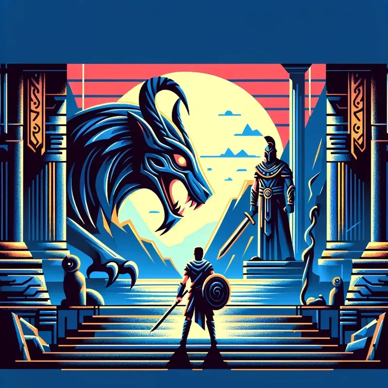 Flat Design Action Posters DALL·E Prompt | PromptBase