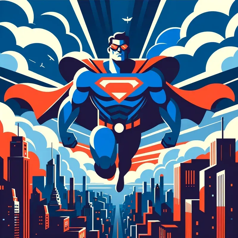 Flat Design Action Posters DALL·E Prompt | PromptBase