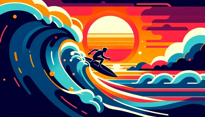 Vibrant Flat Thumbnails DALL·E Prompt | PromptBase