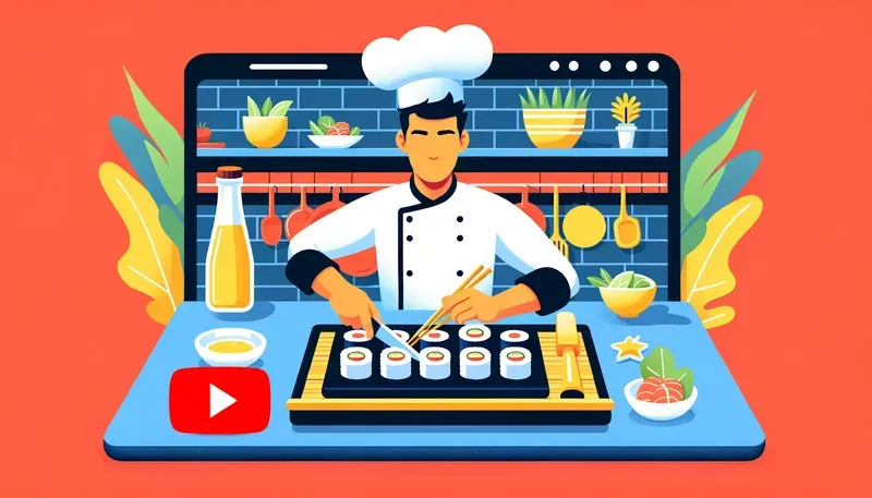 Vibrant Flat Thumbnails DALL·E Prompt | PromptBase