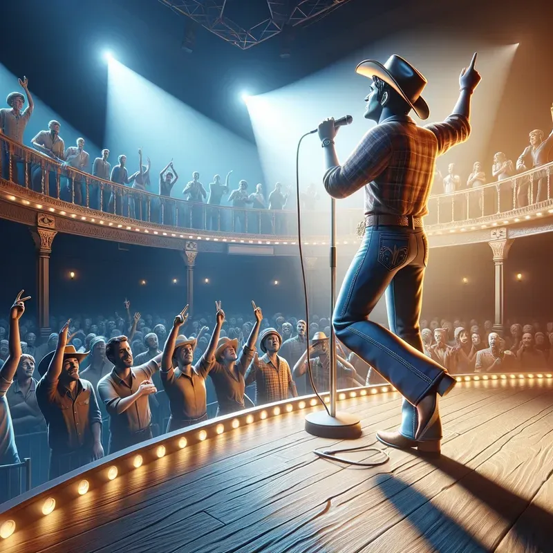 Lifelike Concert Imagery DALL·E Prompt | PromptBase