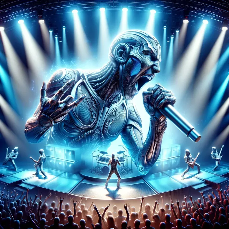 Lifelike Concert Imagery DALL·E Prompt | PromptBase