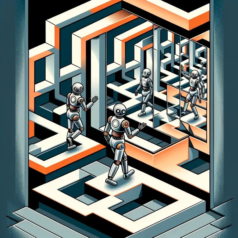 Optical Illusion Vector Scenes DALL·E Prompt | PromptBase