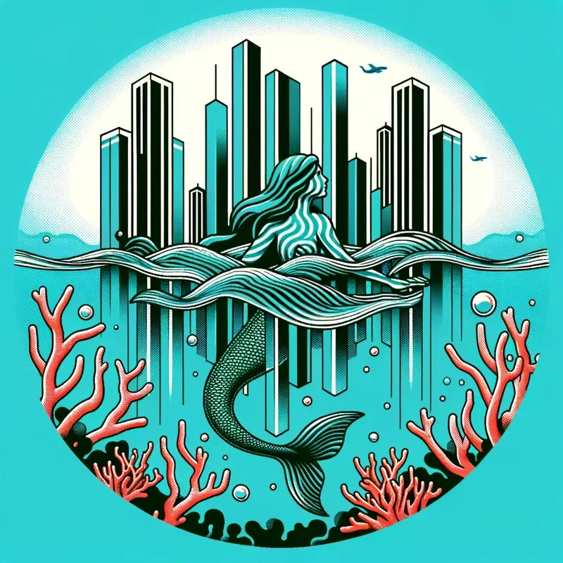 Optical Illusion Vector Scenes DALL·E Prompt | PromptBase