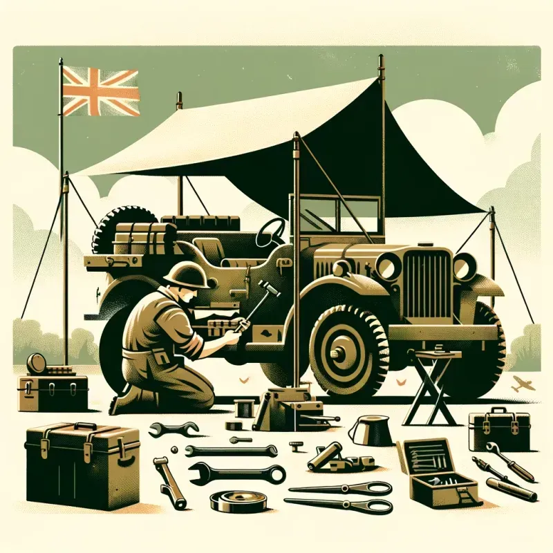 Retro Military Vignettes DALL·E Prompt | PromptBase