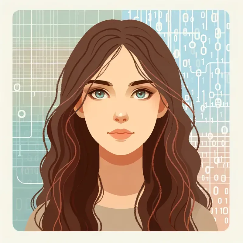 Flat Design Tech Portraits DALL·E Prompt | PromptBase