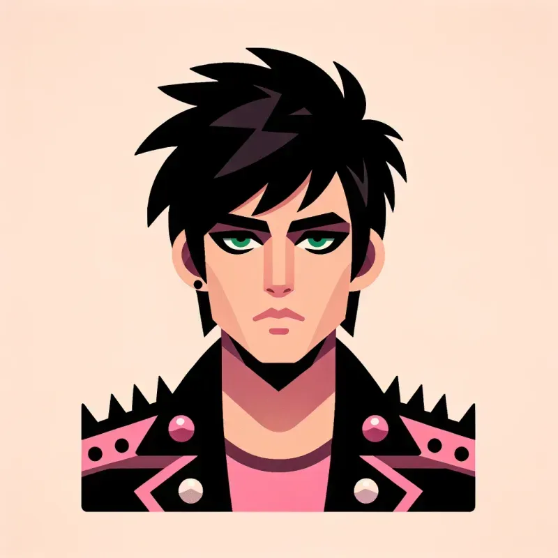 Emo Vibe Vectors DALL·E Prompt | PromptBase