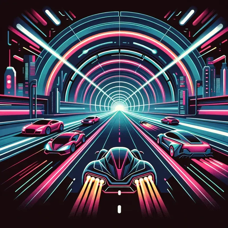 Synthwave Vector Visions DALL·E Prompt | PromptBase