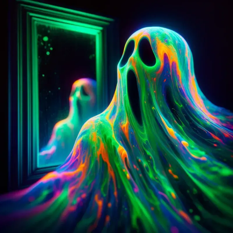 Cinematic Blacklight Objects DALL·E Prompt | PromptBase