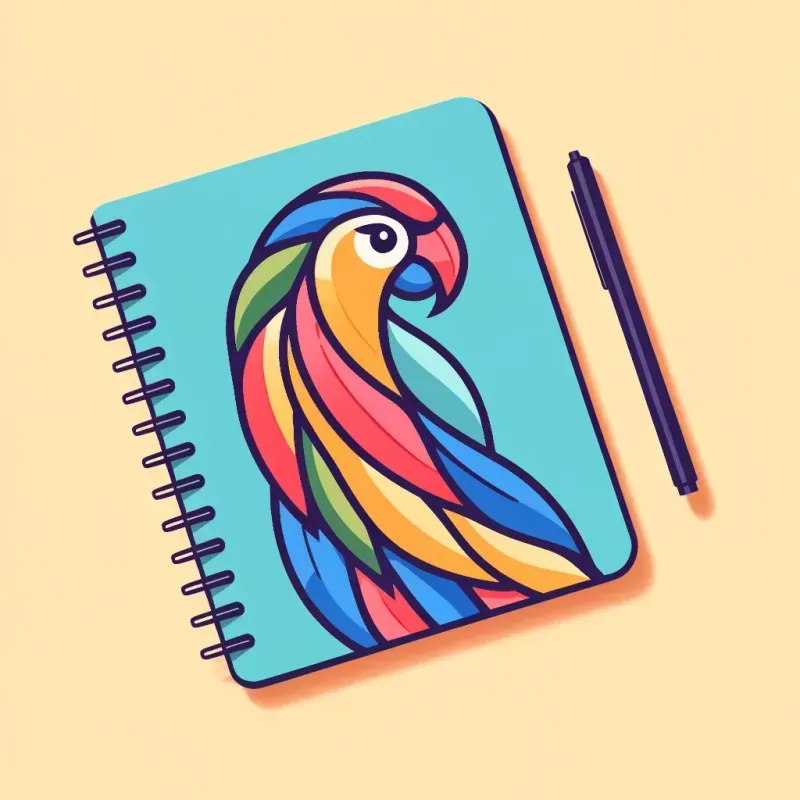 Flat Notebook Designs DALL·E Prompt | PromptBase