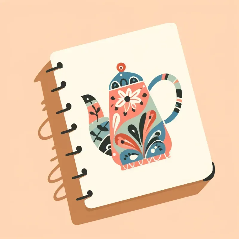 Flat Notebook Designs DALL·E Prompt | PromptBase