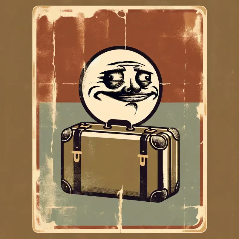 Retro Vector Meme Art DALL·E Prompt | PromptBase