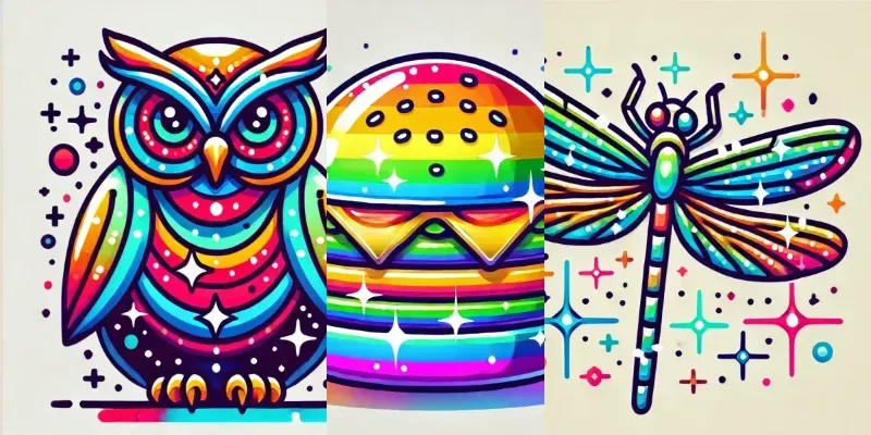 Hyperpop Vector Illustrations Generator App | PromptBase