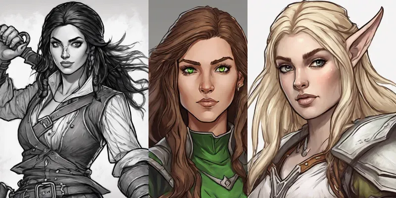 Characraft Dnd Character Images Generator App | PromptBase