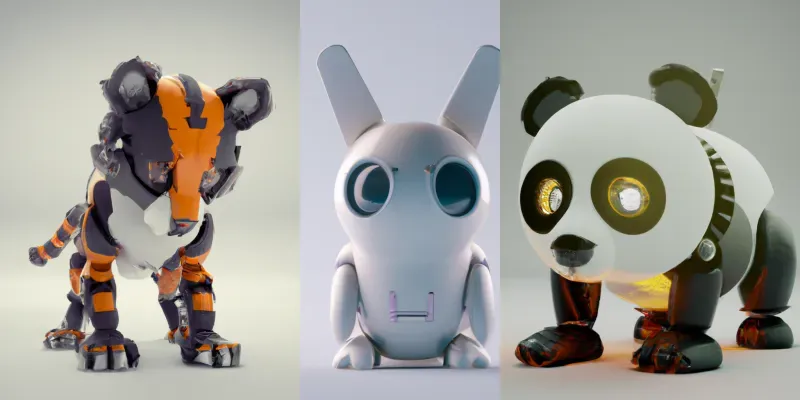 Small Robot Animals DALL·E Prompt | PromptBase