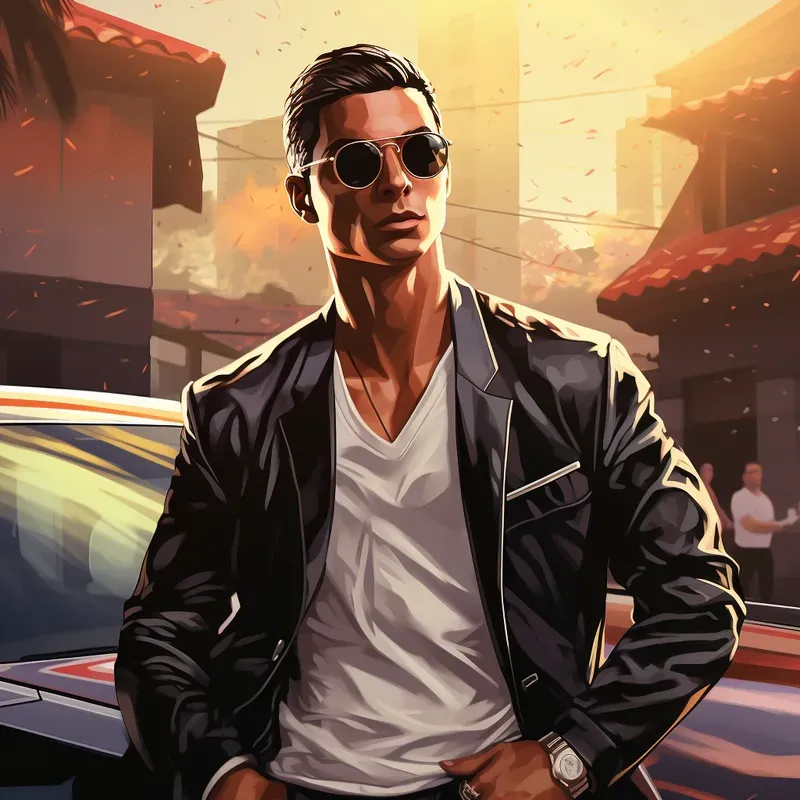 Gta Portrait Style Midjourney Prompt | PromptBase