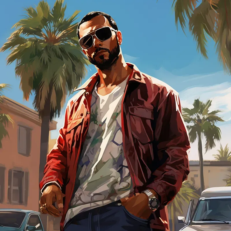 Gta Portrait Style Midjourney Prompt | PromptBase