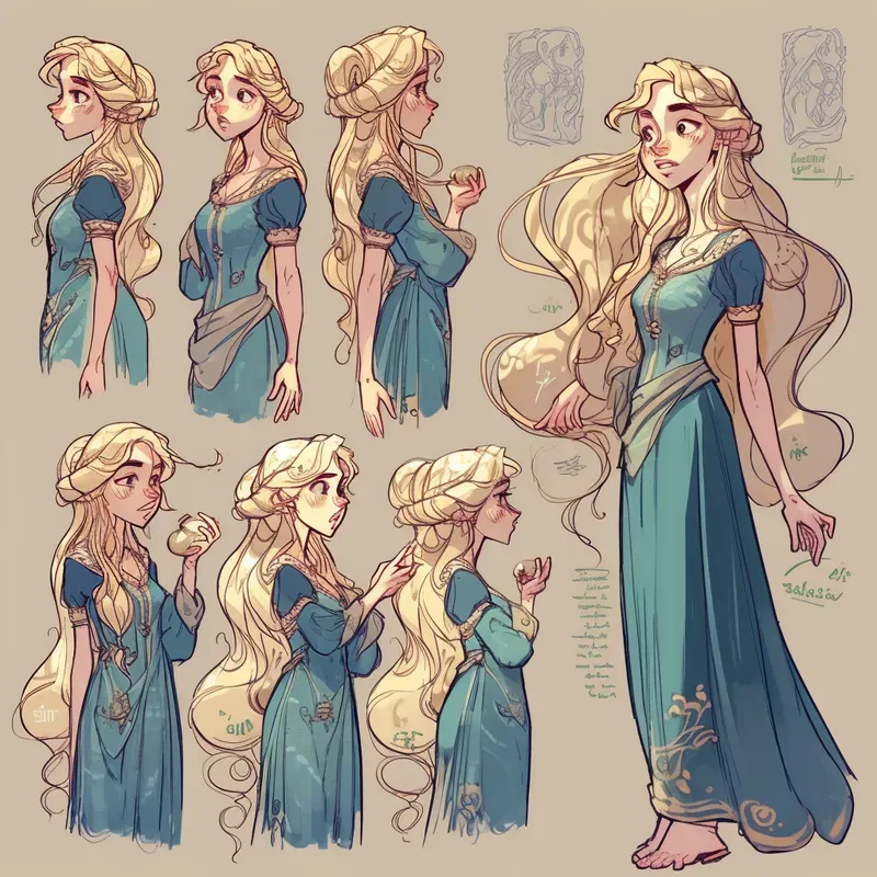 Character Design Sheets Midjourney Prompt | PromptBase