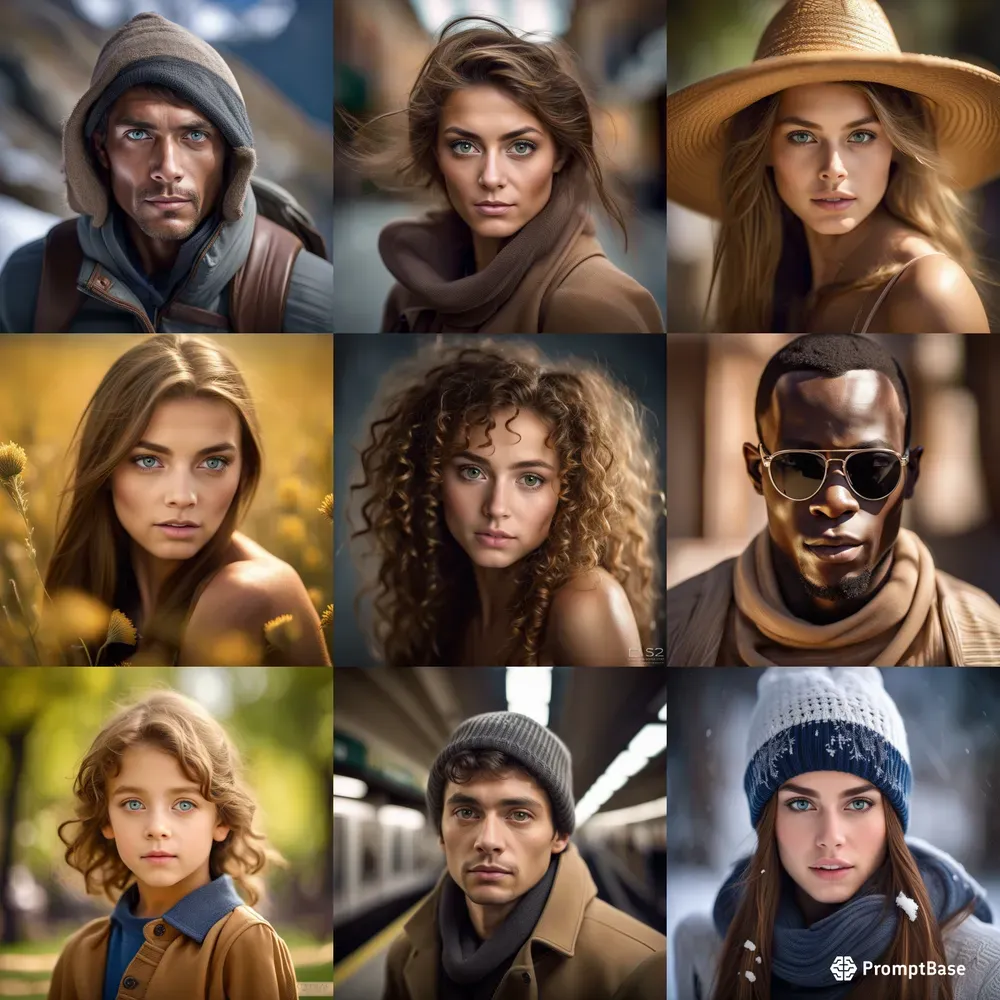 Realistic Cinematic Portraits Stable Diffusion Prompt | PromptBase