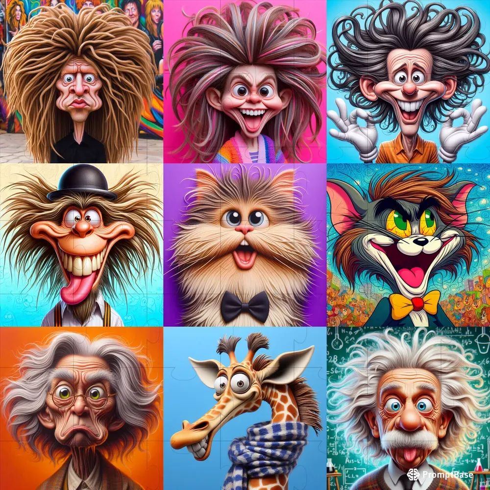 Hilarious Caricatures DALL·E Prompt | PromptBase
