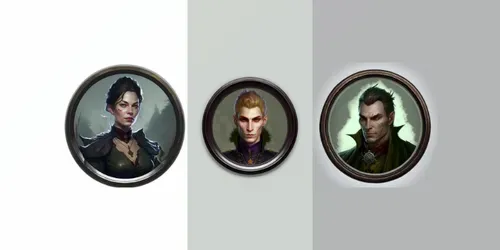 Fantasy RPG Token Portraits Midjourney Prompt | PromptBase