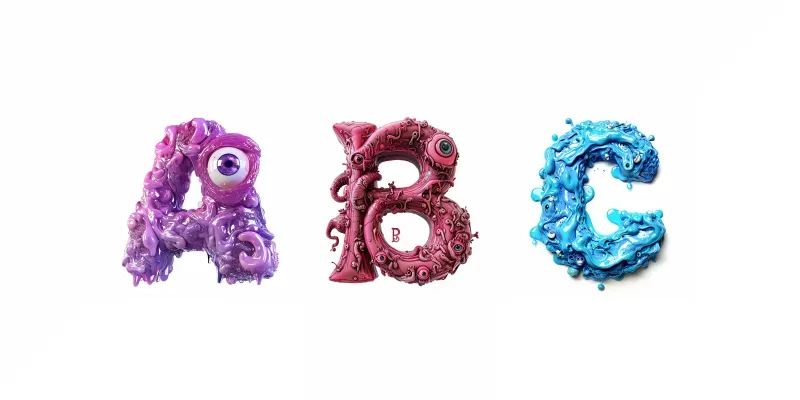 Silly Surrealism Letter Monster Creator App | PromptBase