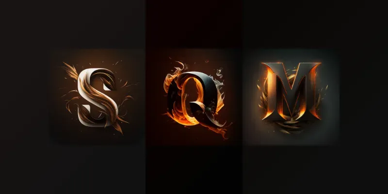 Beautiful Letter Logos Midjourney Prompt | PromptBase