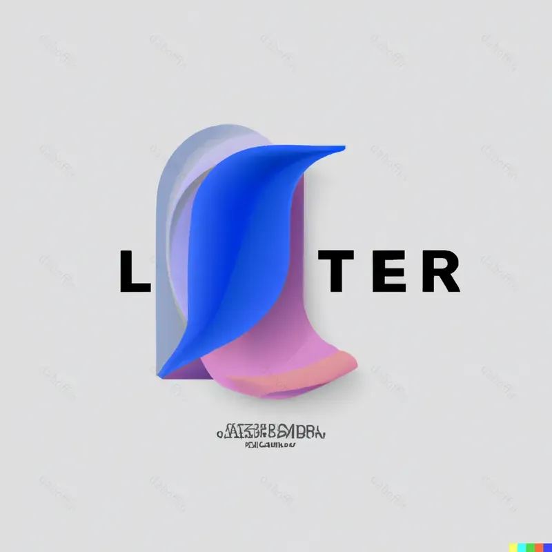 Abstract 3d Text Based Logo DALL·E Prompt | PromptBase