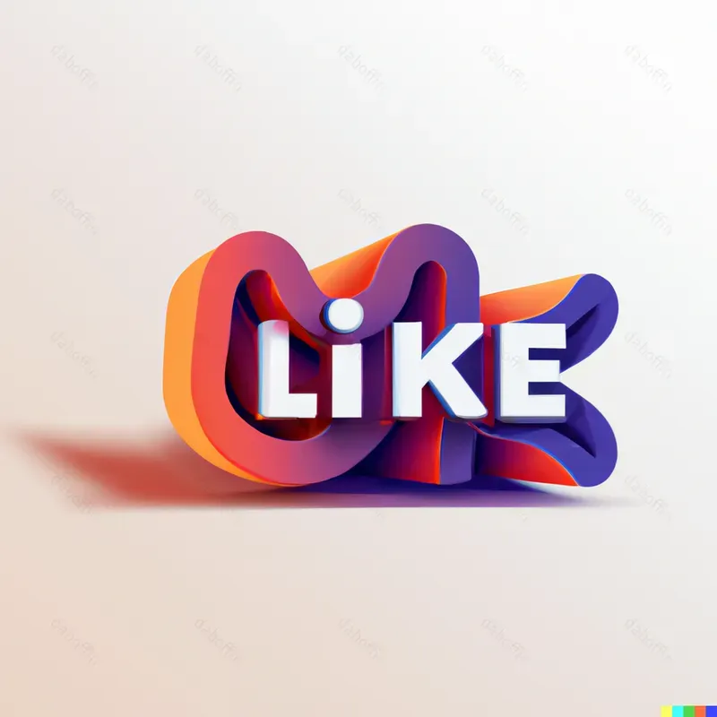 Abstract 3d Text Based Logo DALL·E Prompt | PromptBase