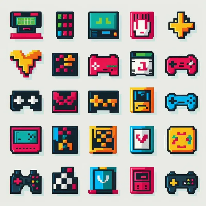 8-bit Pixel Art Packs Midjourney Prompt | PromptBase