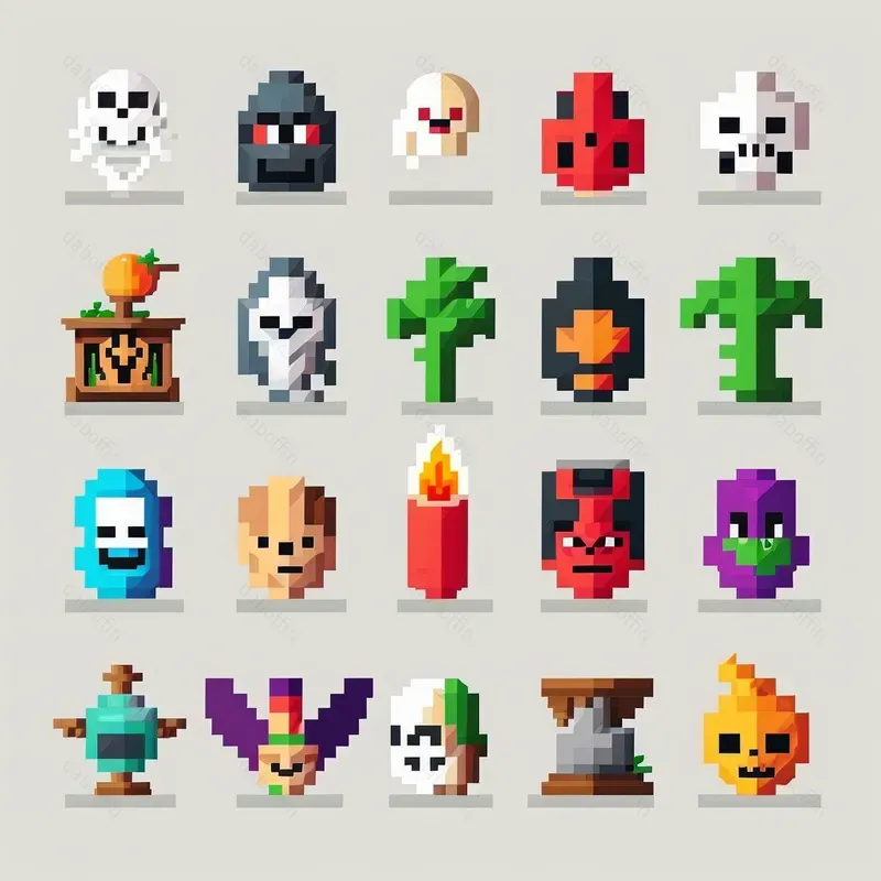 8-bit Pixel Art Packs Midjourney Prompt | PromptBase