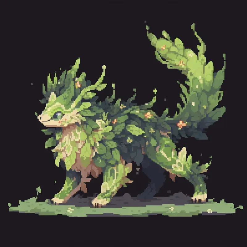 Game Pixel Fantasy Creature Designs Midjourney Prompt | PromptBase