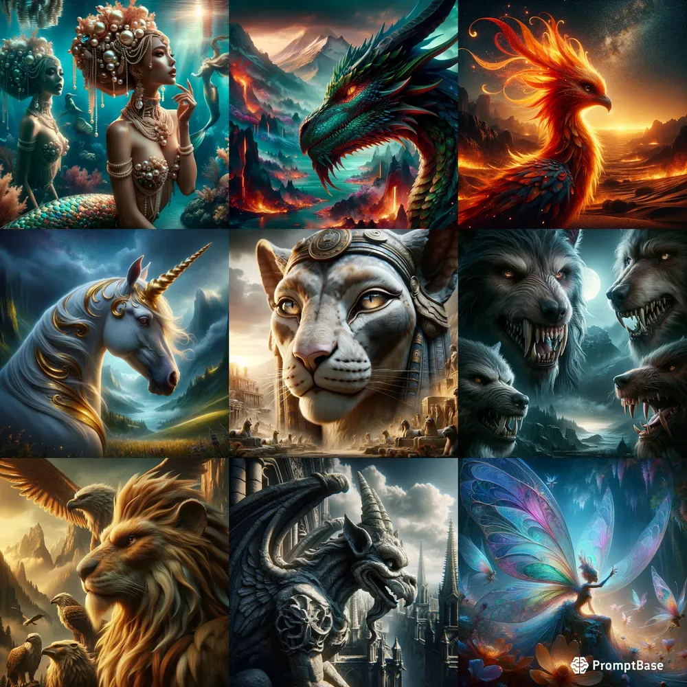 Mythical Portraits Collections DALL·E Prompt | PromptBase