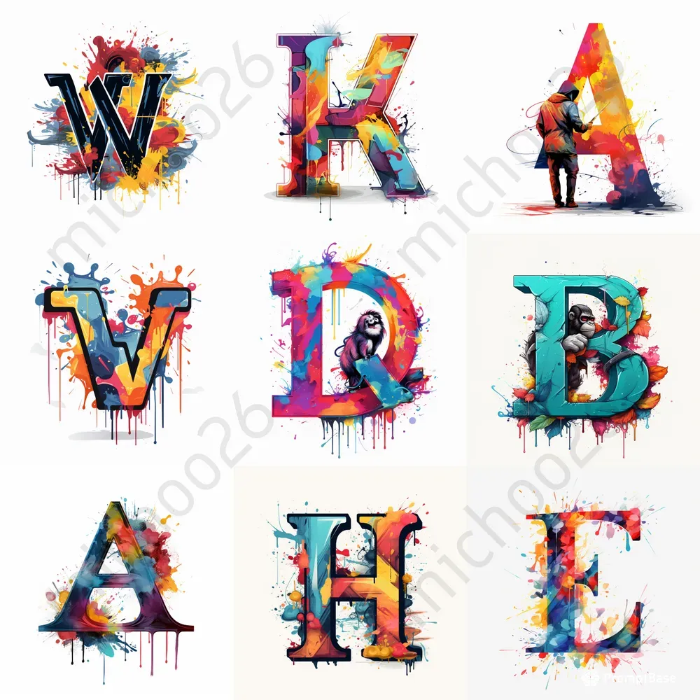 Banksy Letters Of The Alphabet Midjourney Prompt | PromptBase