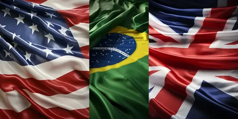 Realistic Waving Flag Countries Flags Midjourney Prompt | PromptBase