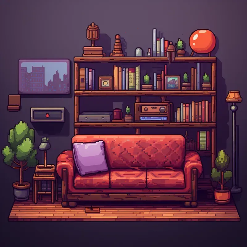 32 Bit Pixel Art One Clicks Away Midjourney Prompt | PromptBase