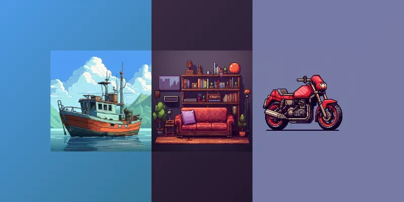 32 Bit Pixel Art One Clicks Away Midjourney Prompt | PromptBase