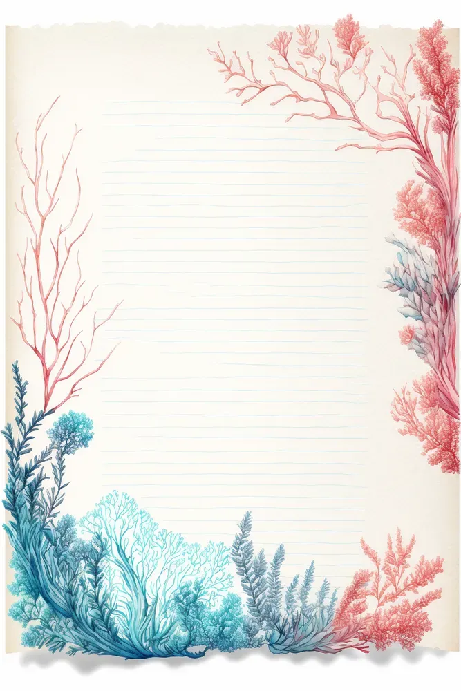 Lined Paper Watercolor Designs Midjourney Prompt | PromptBase
