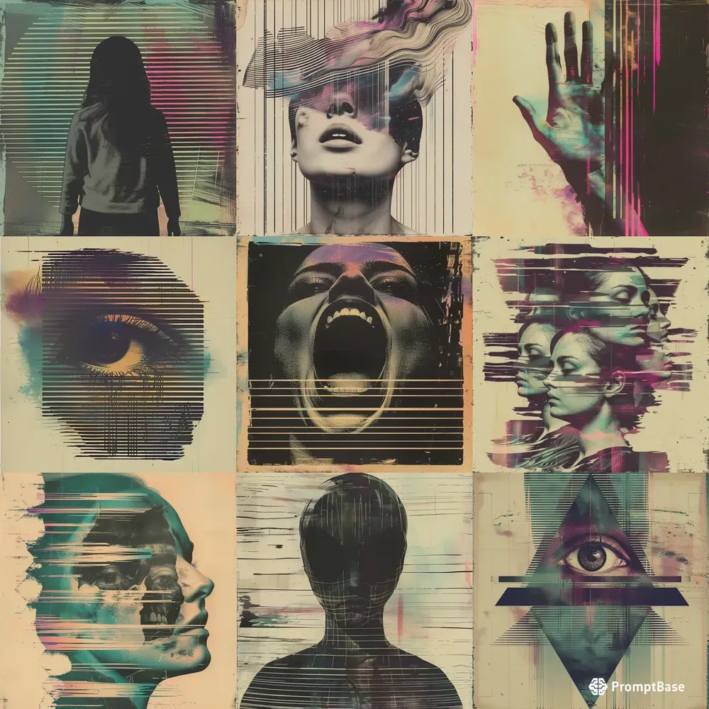 Macabre Horror Nightmare Vhs Scan Lines Midjourney Prompt | PromptBase