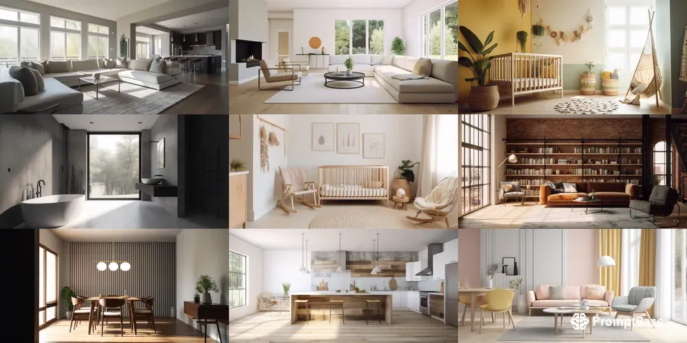 Modern Interior Design Photographs Midjourney Prompt | PromptBase