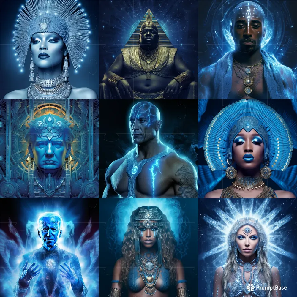 Anunnaki Transformations Midjourney Prompt | PromptBase