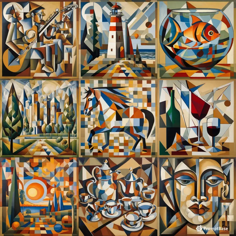 Cubism Paintings Stable Diffusion Prompt | PromptBase