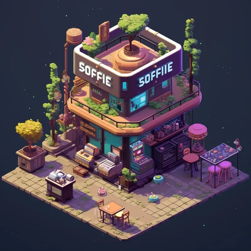 3D Isometric Game Assets Midjourney Prompt | PromptBase