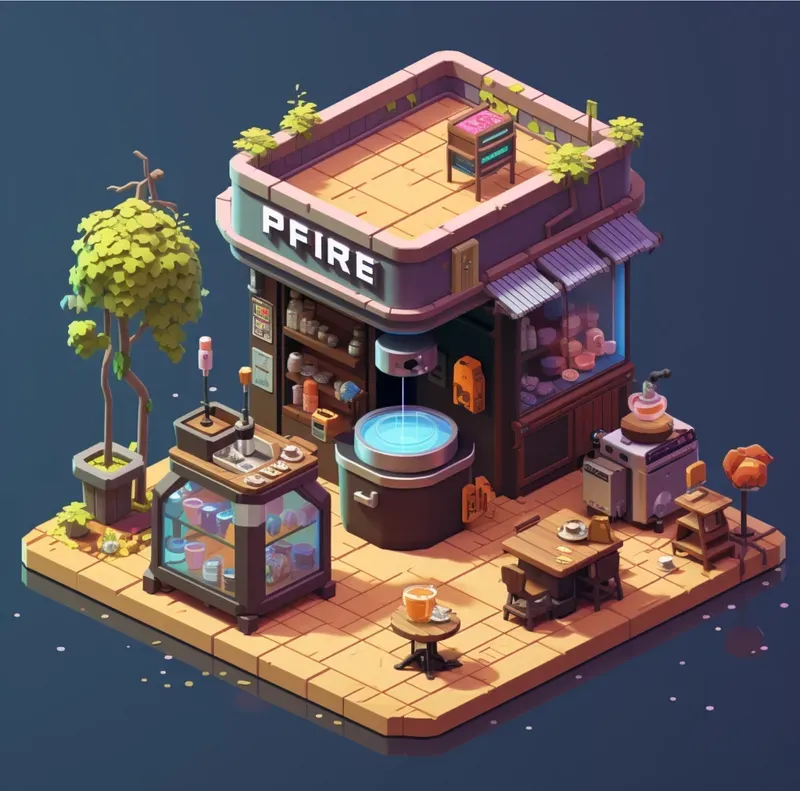 3D Isometric Game Assets Midjourney Prompt | PromptBase