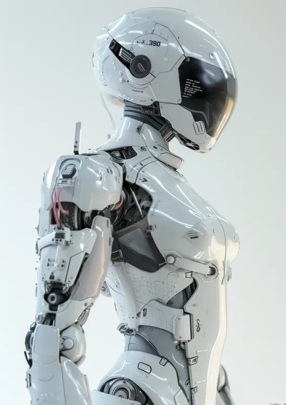 Realistic Futuristic Robots Midjourney Prompt | PromptBase