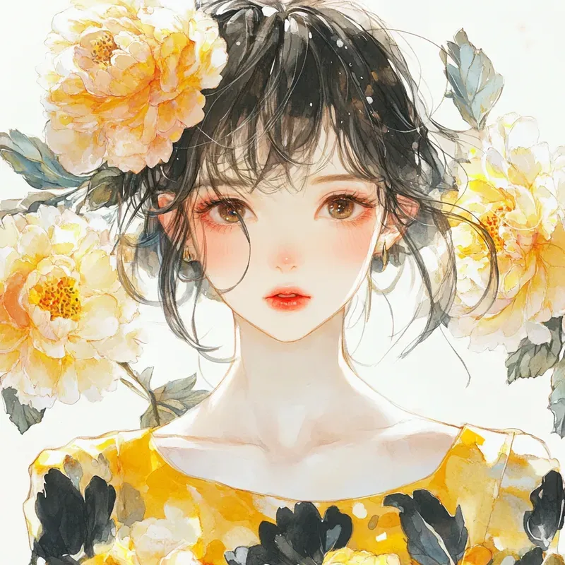 Gorgeous Anime Girls Midjourney Prompt Promptbase